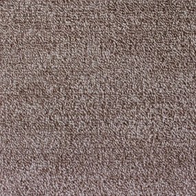 Spoltex, Metrážový koberec Leon 11344 Hnědý, na míru, šíře 3m,4m, hnědá, filc, chodba / předsíň