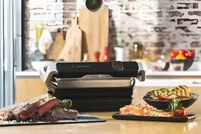 Tefal OptiGrill Elite GC750D černá / Kontaktní gril / 2000 W / 12 prog