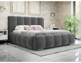Čalouněná manželská postel Lisko, Rozměr postele: 160 x 200 cm, Barva potahu: Kronos 07