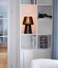 Nordlux Groa  , stolní lampa dřevo Varianta: černá