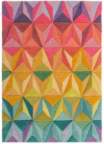 Flair Rugs, Ručně všívaný kusový koberec Illusion Reverie Multi, 160x230, vícebarevná, chodba / předsíň