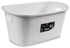 STEFANPLAST Koš na prádlo 35 l, 58x38x28cm, bílý