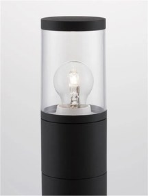 NV 9002874 Venkovní sloupkové svítidlo CETERA černý hliník a akryl E27 1x12W 220-240V IP54 bez žárovky - NOVA LUCE
