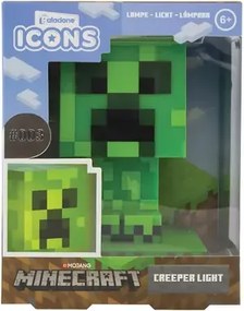 Paladone Creeper Icon Light Minecraft / Stolní lampa / 3x AAA baterie