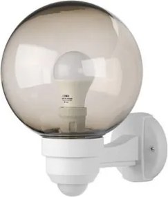 Nástěnné svítidlo s čidlem Panlux PARK ZOK-S-20/B kouřová E27 60W