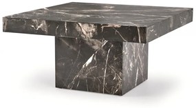 Konferenční stolek- MONOLIT- Černý/ Mramor