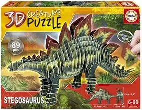 EDUCA 3D puzzle Stegosaurus / 89 dílků / od 6 let