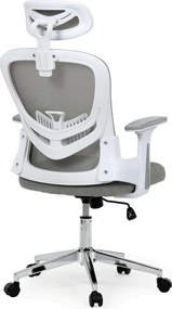 Ergonomická kancelářská židle EMILIE - šedá síťovina