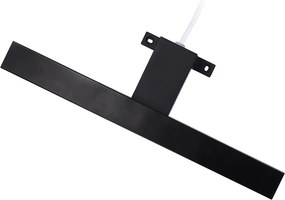 Mereo, Mereo Led koupelnové osvětlení nad zrcadlo, černá, 40 cm, 7 W, 455 lm, 4000 K, IP44, 230 V, MER-CN700B40