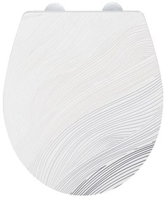 Záchodové prkénko s automatickým zavíráním 38 x 44,5 cm Menin – Wenko