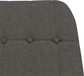 Houpací křeslo tmavě šedé textil 341254