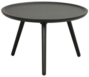 Černý lakovaný konferenční stolek ROWICO DAISY 55 cm