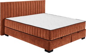 XXXLutz AMERICKÁ POSTEL, 180/200 cm, koňaková MID.YOU - Postele s úložným prostorem - 002220053916