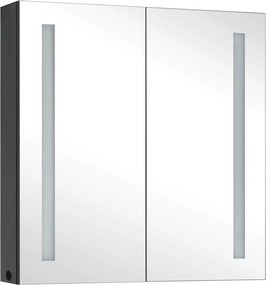 LED koupelnová skříňka se zrcadlem 62 x 14 x 60 cm 325542