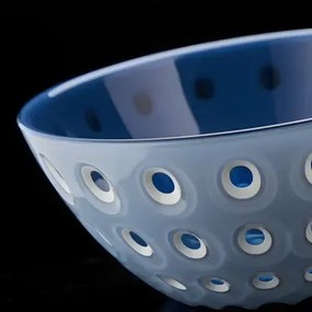 Guzzini LE MURRINE modrá, bílá / Mísa / Akrylát / 3 Color Tech / O 20