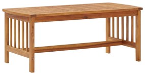 Konferenční stolek 102 x 50 x 43 cm masivní akáciové dřevo - Default Title
