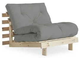 sofa ROOT by Karup - 90*200 cm raw (bezbarvé) + futon grey 746