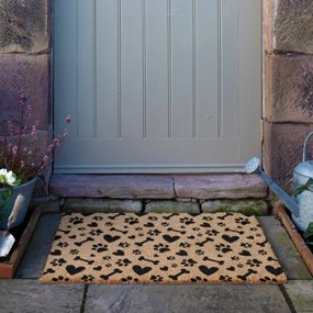 Rohožka z kokosového vlákna 60x90 cm Paws and Bones – Artsy Doormats