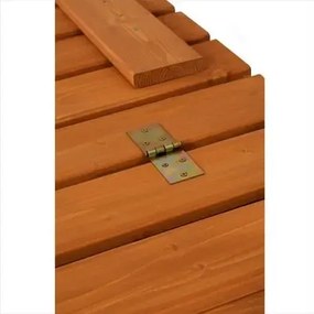 SAND TROPIC Dřevěné pískoviště s lavičkami a příslušenstvím 120x120cm