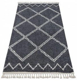 Kusový koberec Shaggy Asil šedý 240x330cm