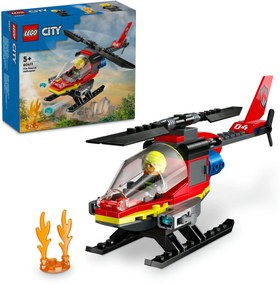 Lego stavebnice lego city 60411 hasičský záchranný vrtulník