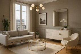 Komoda Stilig ST102A 160 cm bílá/zlatá
