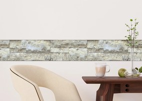 Samolepící bordura na zeď Béžové Cihly | 5 m x 13.8 cm | DWB8471
