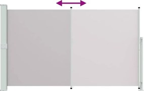 Zatahovací boční markýza 180 x 314 cm šedá 313401