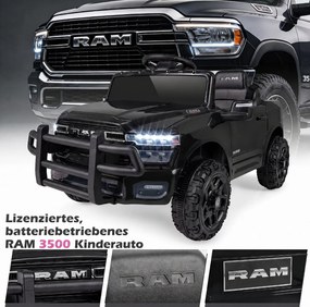 Costway 12 V dětské elektrické autíčko RAM 3500 s 2 25 W motory pro děti od 3