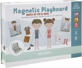 Little Dutch Magnetická hra oblékací Jim  Rosa (4776LD) / od 3 let