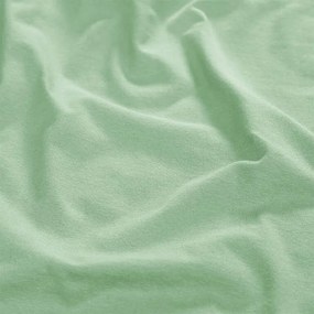 Napínací prostěradlo jersey s elastanem zelené sada 2 ks 90 x 200 cm