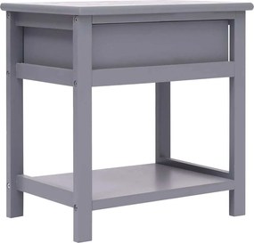 vidaXL Noční stolek dřevěný [284050] Barva: Šedá
