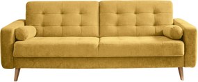 XXXLutz ROZKLÁDACÍ POHOVKA, textil, kompozitní dřevo, žlutá MID.YOU - Rozkládací pohovky - 002220030911