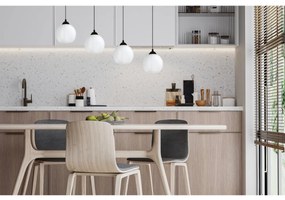 Závěsné svítidlo Costa, 4x bílé skleněné stínítko, b