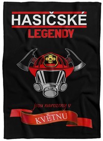 Deka Hasičské legendy - měsíc (Měsíc: 05 - Květen, Podšití beránkem: NE)