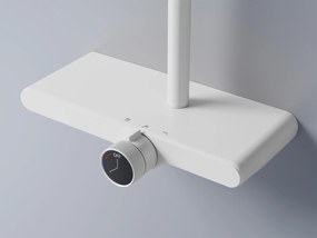 Rea Bari, sprchový set s hlavovou a ruční sprchovou hlavicí, bílá, REA-P0895