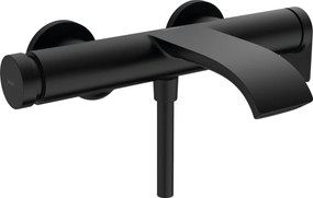 Hansgrohe Vivenis, nástěnná vanová baterie, černá matná, 75420670