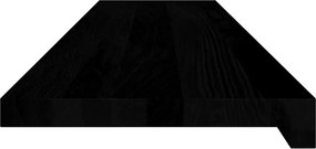 Nášlapy na schody 8 ks hnědo-černé 110x25x2 cm masivní dub 3283029
