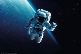 Postershop Plagát: Astronaut vo vesmíre