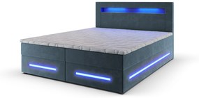 MSL Kontinentální čalouněná postel MANA (160 x 200 cm) Barva látky: MONOLITH 72