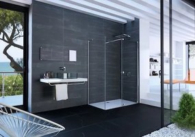 Hüppe Xtensa pure boční zástěna ke sprchovým dveřím 100 cm XT0308.069.322