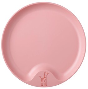 Dětský talíř Mio Deep Pink