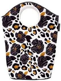 Koš na prádlo leopard print (80l)