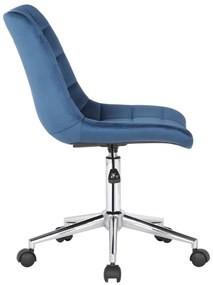 Kancelářská židle Medford - samet | modrá