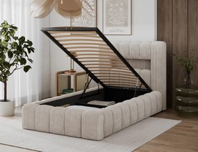 Postel Lamica 90x200 + Kovový rám/plynový výtah/kontejner