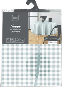 Kulatý ubrus MINI VICHY, Ø 160 cm, kostka