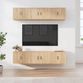 6dílný set TV skříněk dub sonoma kompozitní dřevo 3188657