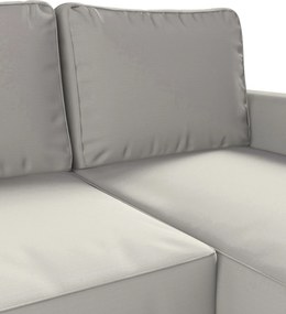 Potah na pohovku IKEA Backabro rozkládací se šezlongem barva šedá