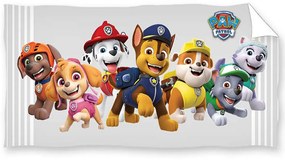 DĚTSKÝ BAVLNĚNÝ RUČNÍK PAW PATROL 70X140 CM VZOROVANÁ