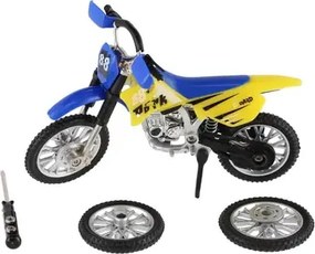 TEDDIES Prstová motorka kov/plast 12 cm / 2 barvy / Na kartě / od 3 le